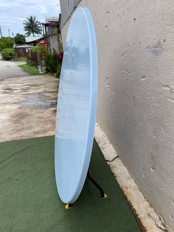 3VPT-R5-B NEW * Meja Bulat Lipat Plastik 3V 5 Feet Round Plastic ...