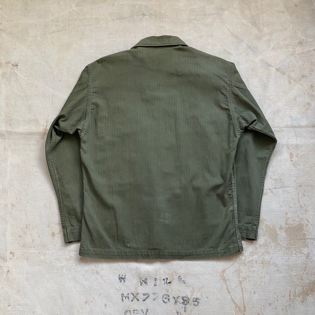 40’s US ARMY M-43 HBT JACKET ORIGINAL VINTAGE 13 STAR BUTTON ...