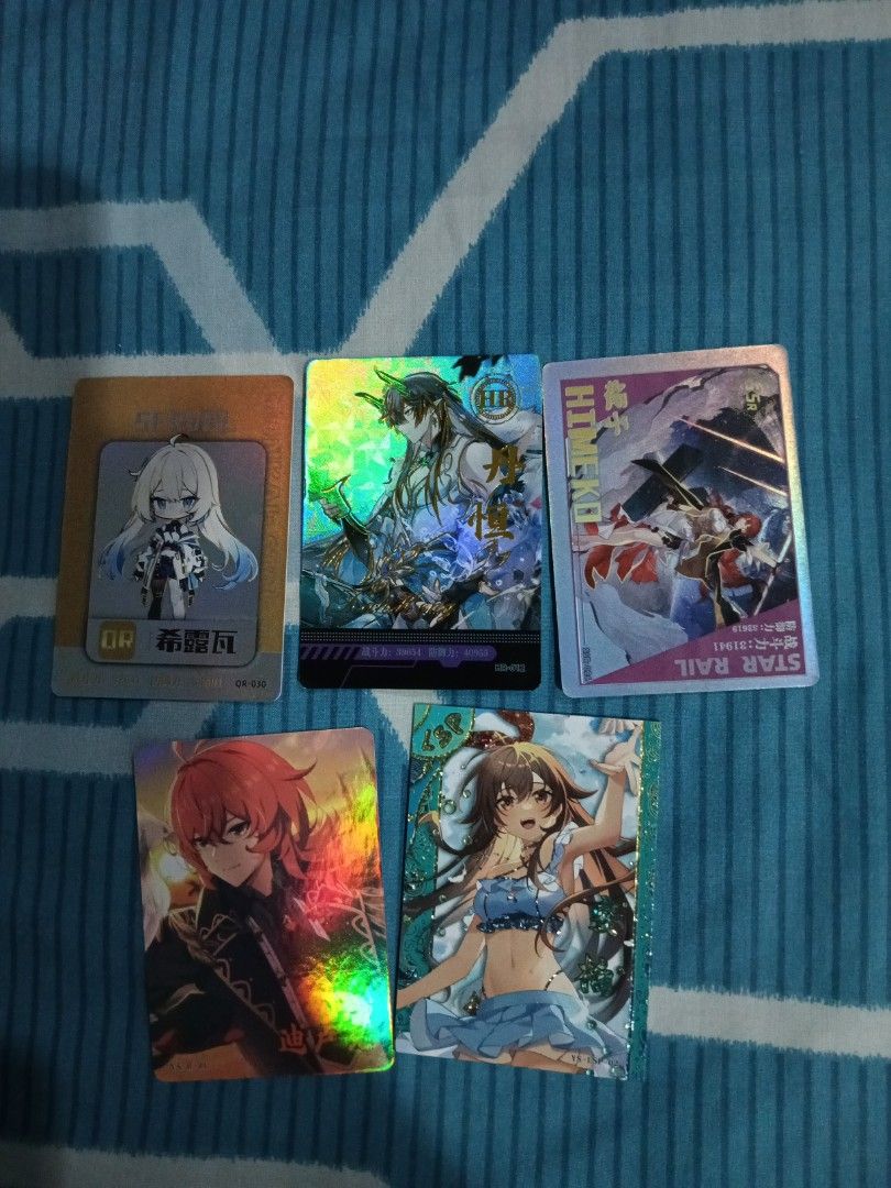 Anime waifu cards, Hobbies & Toys, Toys & Games on Carousell