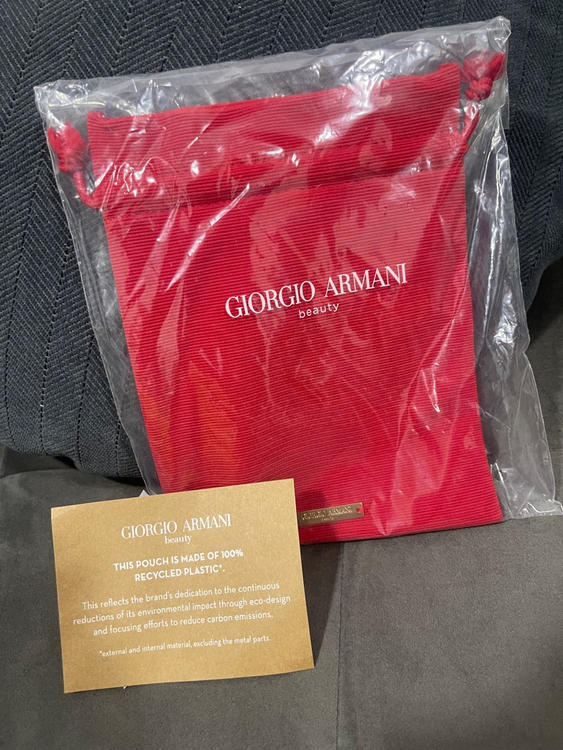 Authentic Giorgio Armani Pouch, Luxury, Bags & Wallets on Carousell