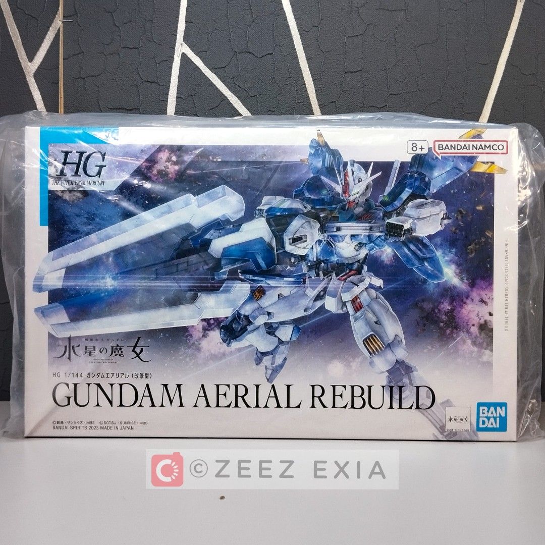 Bandai - HG Gundam Aerial Rebuild [The Witch from Mercury], Hobbies ...