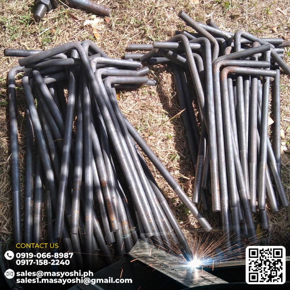 Baseplate | Anchor Bolt | Stiffener | Mild Steel Plate | Threaded Rond | Rod | Base plate ...