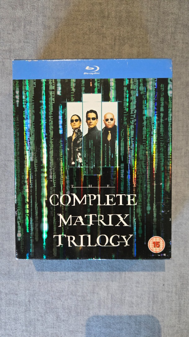 [Blueray Disc] Matrix Trilogy Collectors Edition 3 disc, Hobbies & Toys ...