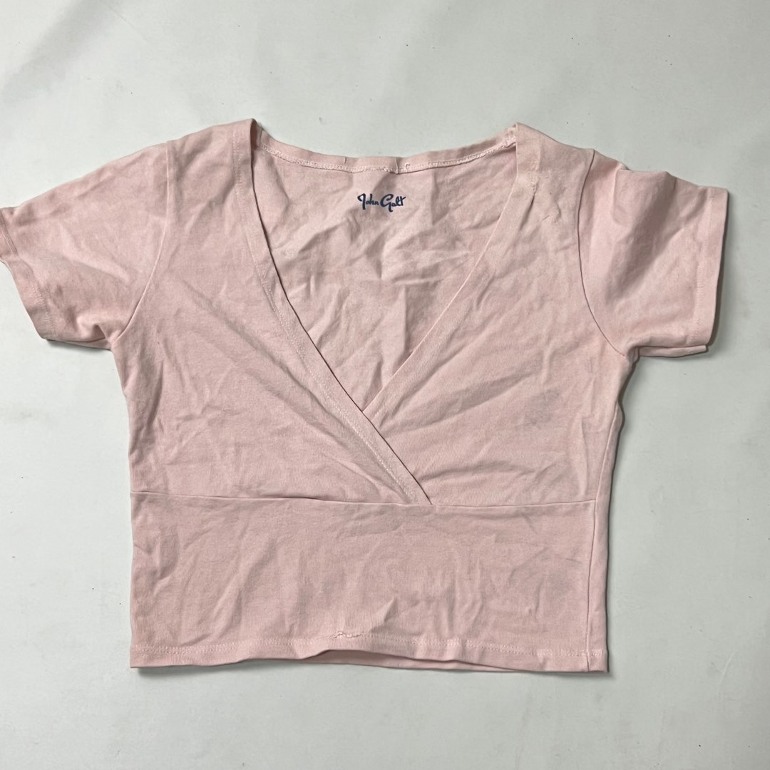 brandy melville john galt amara top pink al vintage vtg y2k coquette ...