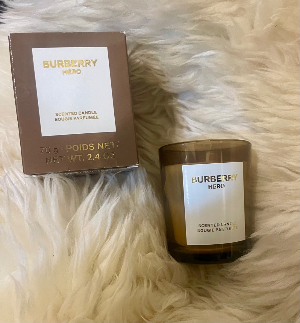 Burberry Hero Scented Candle 70g, Beauty & Personal Care, Fragrance ...