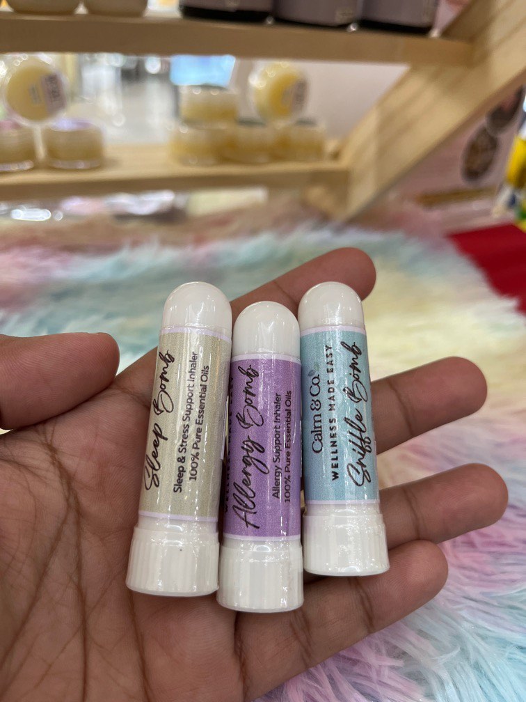 Calm and Co All Natural Inhalers Essential Oil Infused, Beauty ...