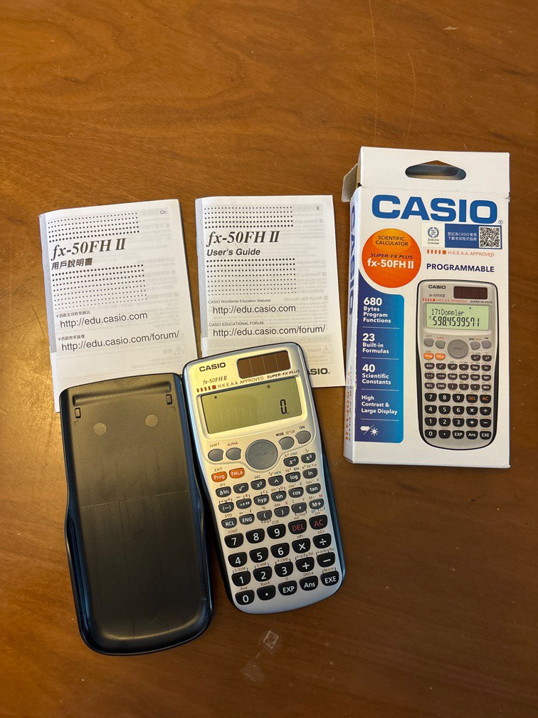 CASIO fx-50FHii, 興趣及遊戲, 手作＆自家設計, 文具 - Carousell
