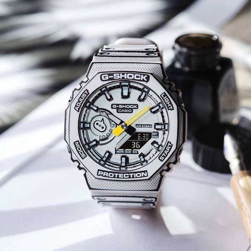 CASIO G-SHOCK watch for men or women GA-2100MNG comic style MANGA THEME ...