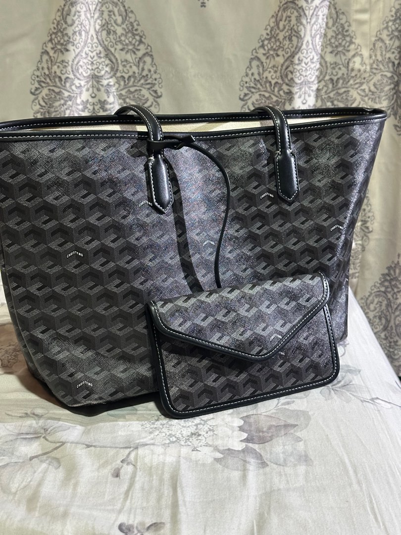 Christy Ng Russo Monogram Tote Bag, Women's Fashion, Bags & Wallets ...