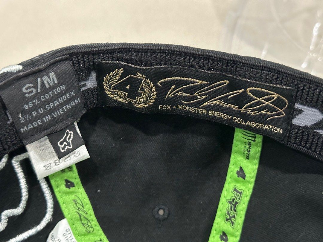 CL3053 Topi Cap Fox Racing Monster Energy Collaboration Ricky ...