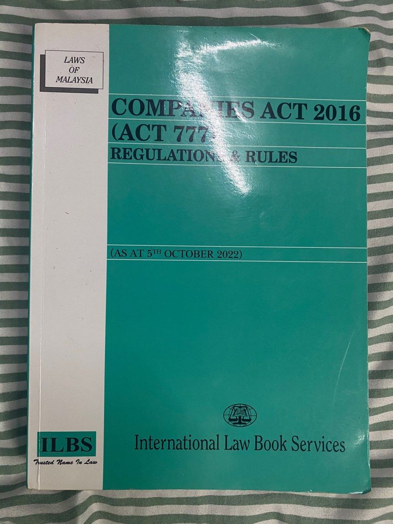 COMPANIES ACT 2016 (ACT 777), Hobbies & Toys, Books & Magazines ...