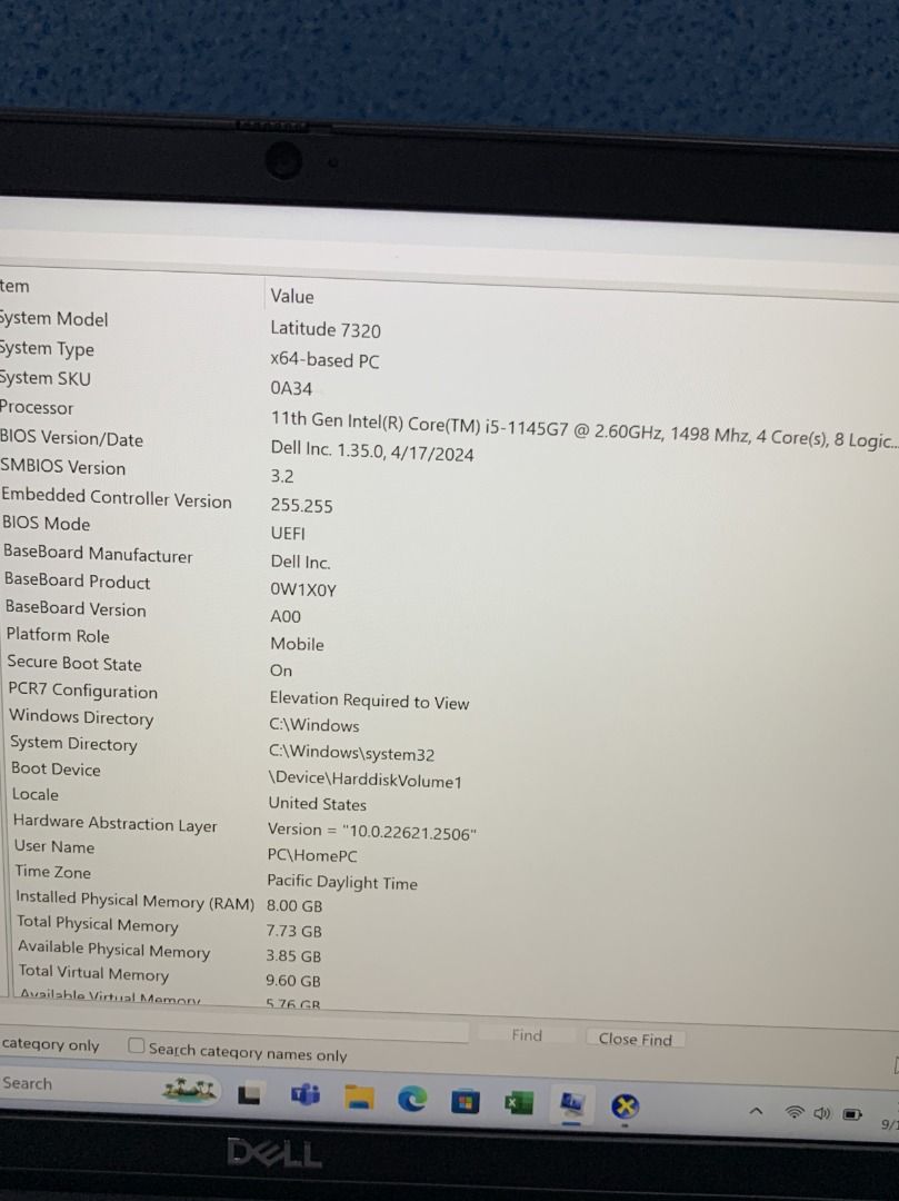 Dell Latitude 7320|11th Gen Intel Core i5|8GB RAM|256GB SSD|Intel(R ...