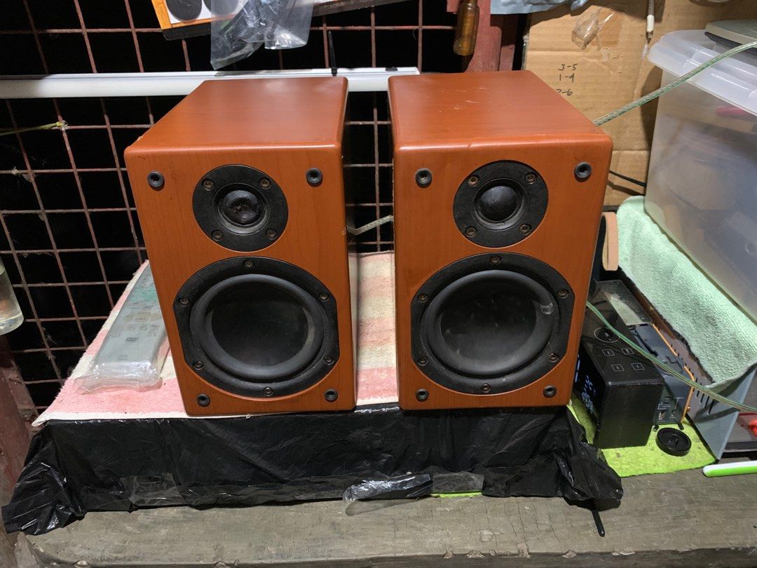 DENON SC-M37 2 WAY BOOKSHELF SPEAKERS 120 WATTS 6 OHMS IMPEDANCE RATING ...