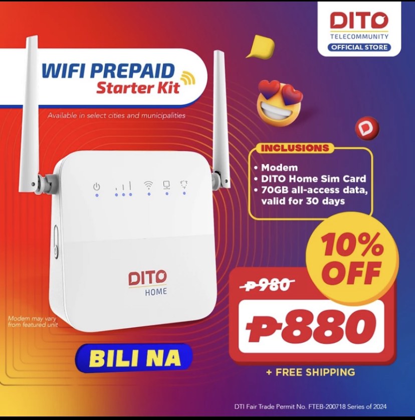 DITO PREPAID WIFI 4G, Computers & Tech, Parts & Accessories, Networking ...