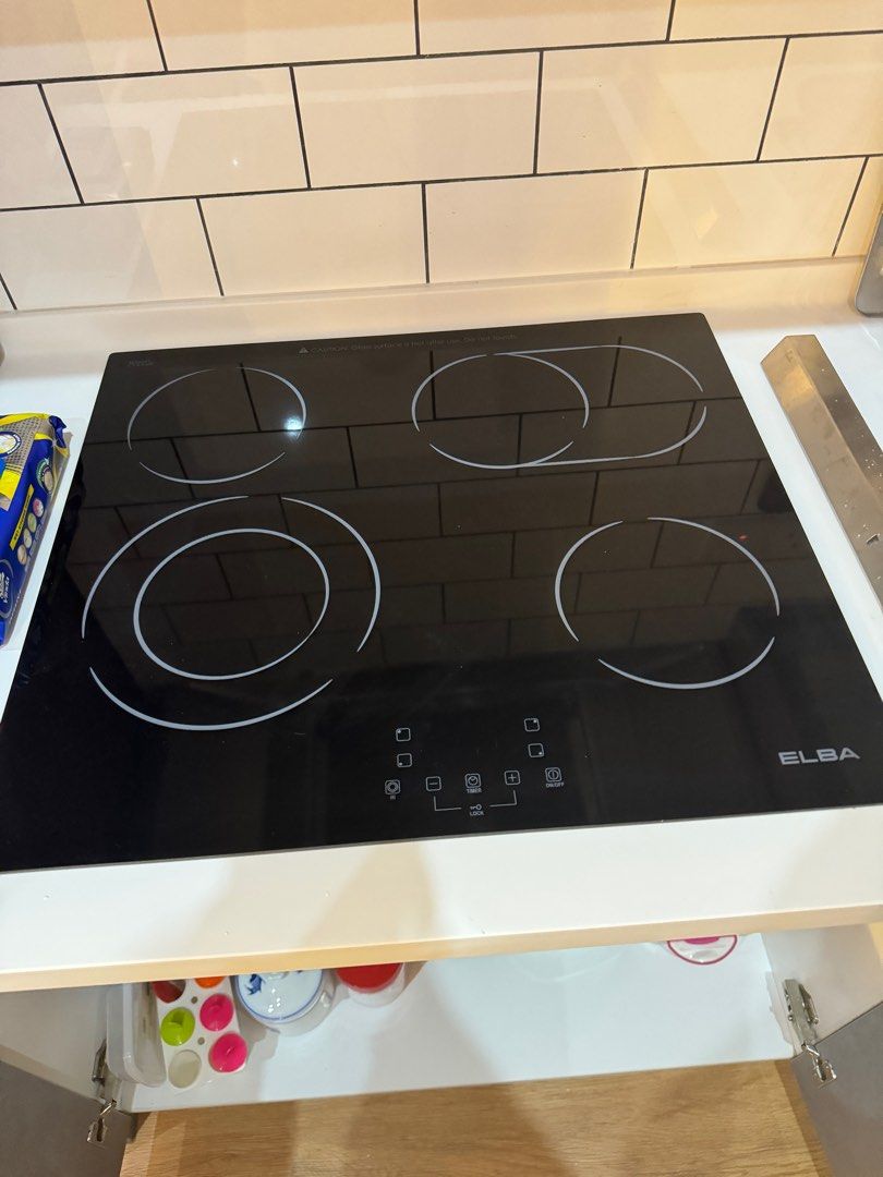 Elba build in ceramic hob, TV & Home Appliances, Kitchen Appliances ...