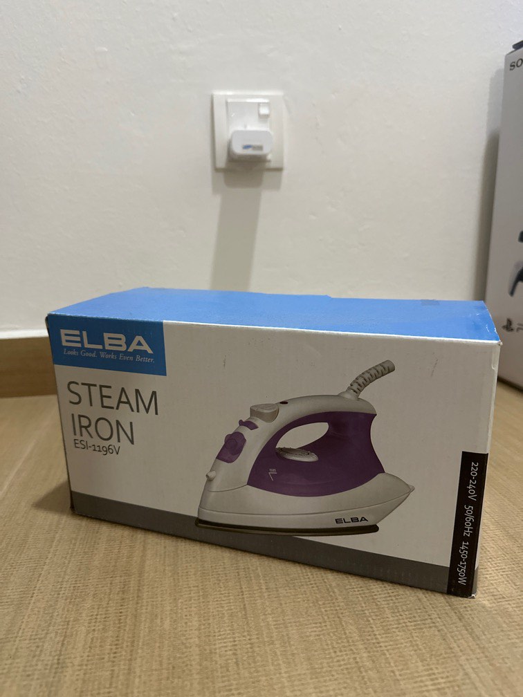 Elba Steam Iron ESI-G2021(PP)/ ESI-1196V/ ESI-N1852(BL)/ ESI-N1852(PP ...