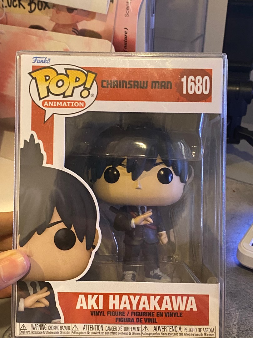FUNKO POP AKI (chainsaw man), Hobbies & Toys, Toys & Games on Carousell