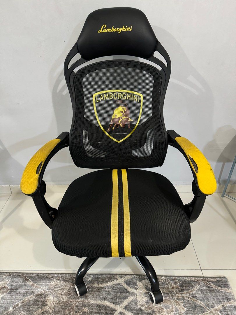 Gaming lamborghini chair, Furniture & Home Living, Furniture, Chairs on ...