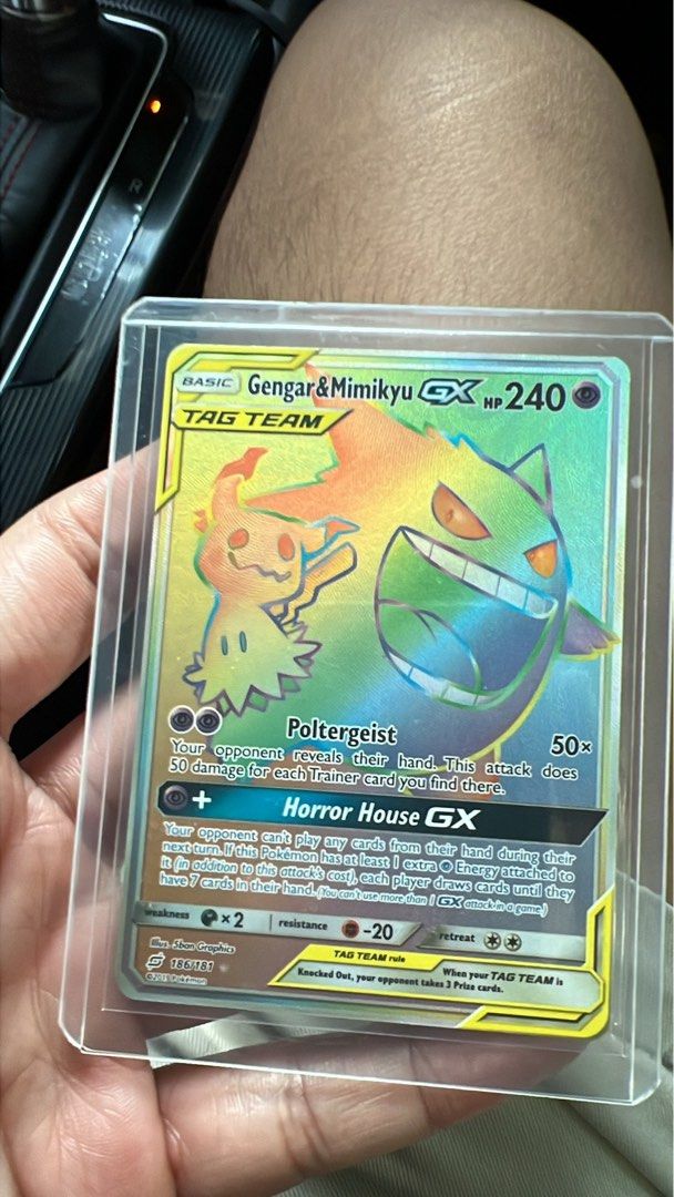 Gengar & Mimikyu GX (Secret) - SM - Team Up (SM9), Hobbies & Toys, Toys & Games on Carousell