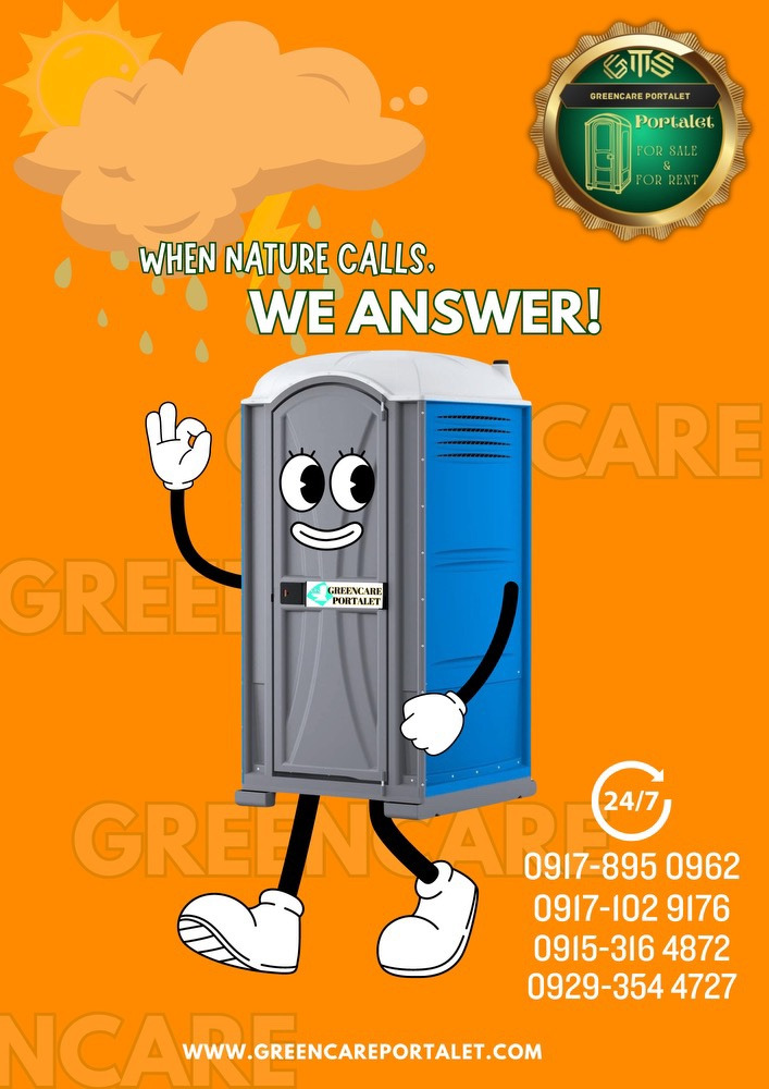 Greencare Portalet Portable Toilet, Furniture & Home Living, Bathroom ...