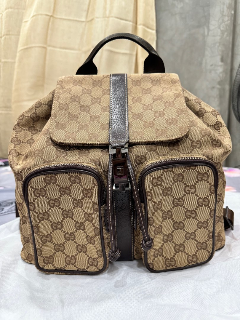 Gu cci backpack, Women's Fashion, Bags & Wallets, Backpacks on Carousell