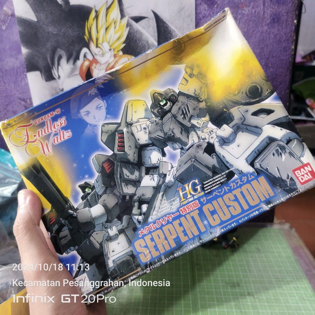 GUNDAM 1 144 HG Serpent Custom Metal Clear Special Edition BANDAI ...