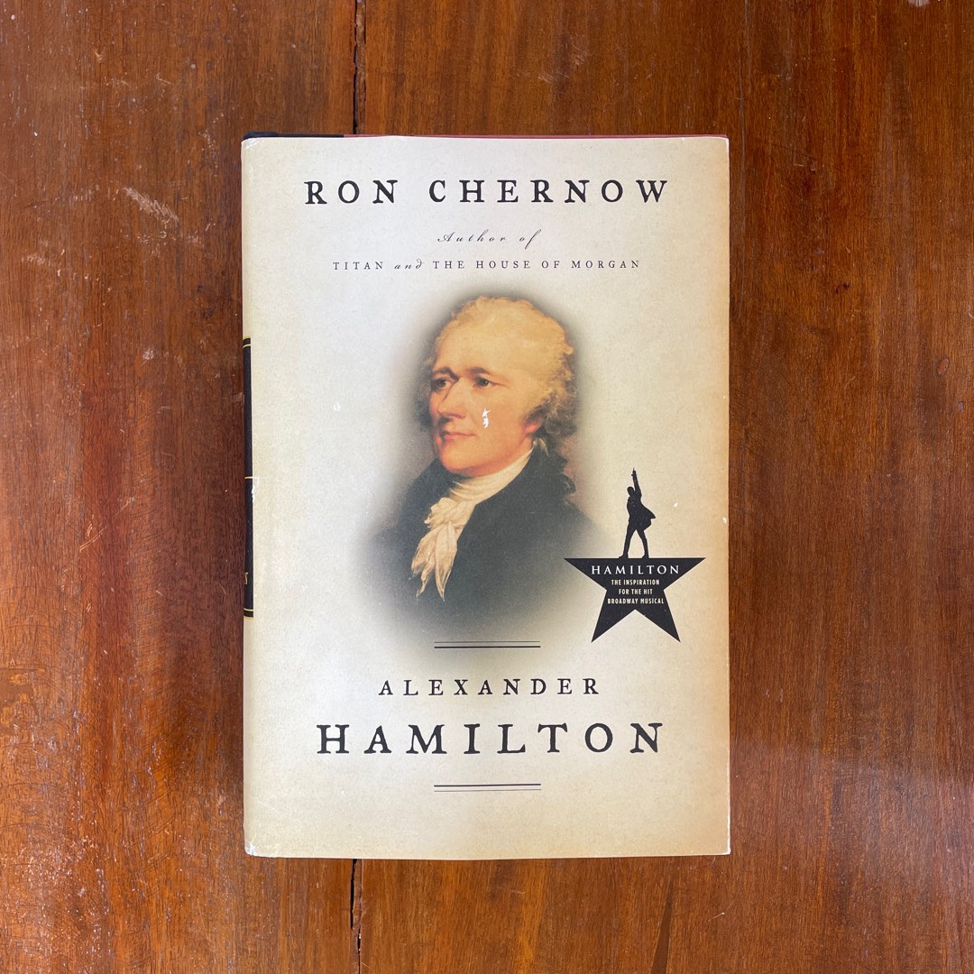 HARDBOUND Alexander Hamilton Rom Chernow Biography History Broadway Lin ...