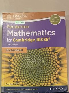 IGCSE O-Level Additional Mathematics 0606 Textbook + Formula Sheet ...