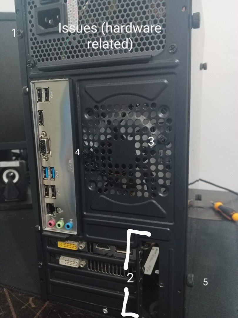 Gaming pc, system unit only, intel i5-4th gen computer for sale with gpu na, Computers & Tech ...