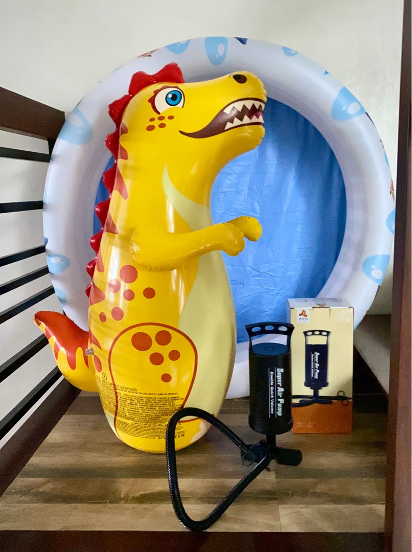 INTEX 3D Bop Bag Dinosaur - Inflatable Blow Up Punching Bag with Hand ...