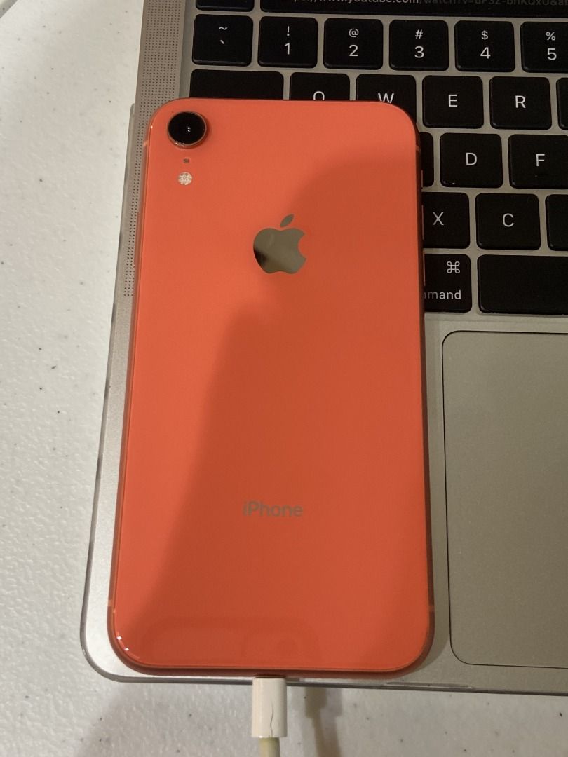 IPhone XR 128GB coral color [complete with box, NEW CHANGER, NEW ...