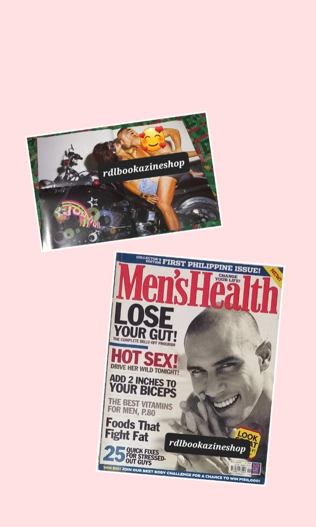 Jon Hall Magazine & Poster (Men's Health, Bench Fever FoldOut Poster ...
