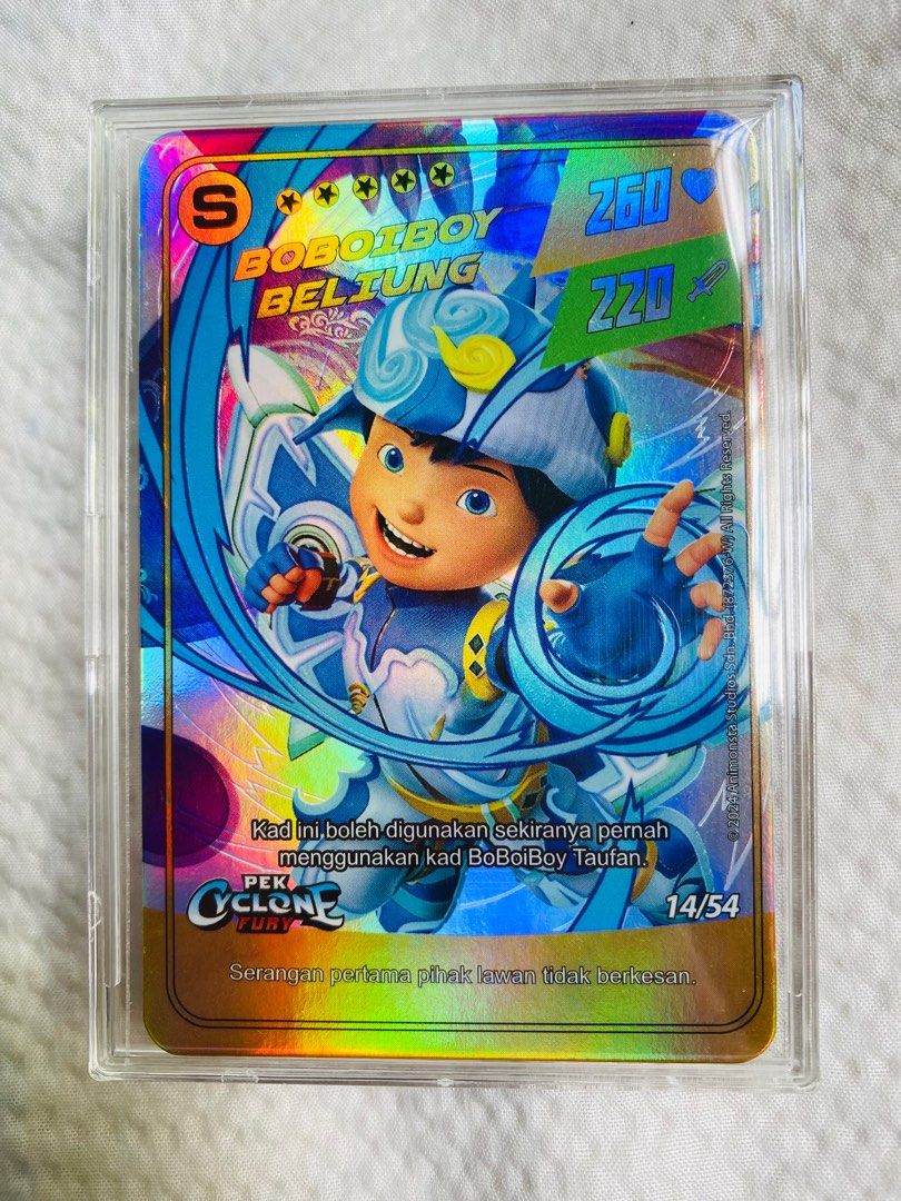 Kad Boboiboy S Beliung ( Pek Cyclone Fury), Hobbies & Toys ...