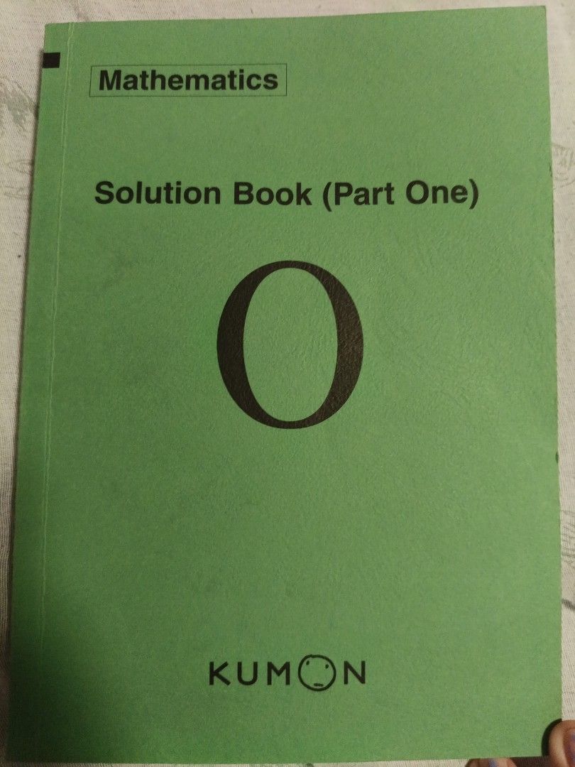 KUMON Solution book level O PART 1, Hobbies & Toys, Books & Magazines ...