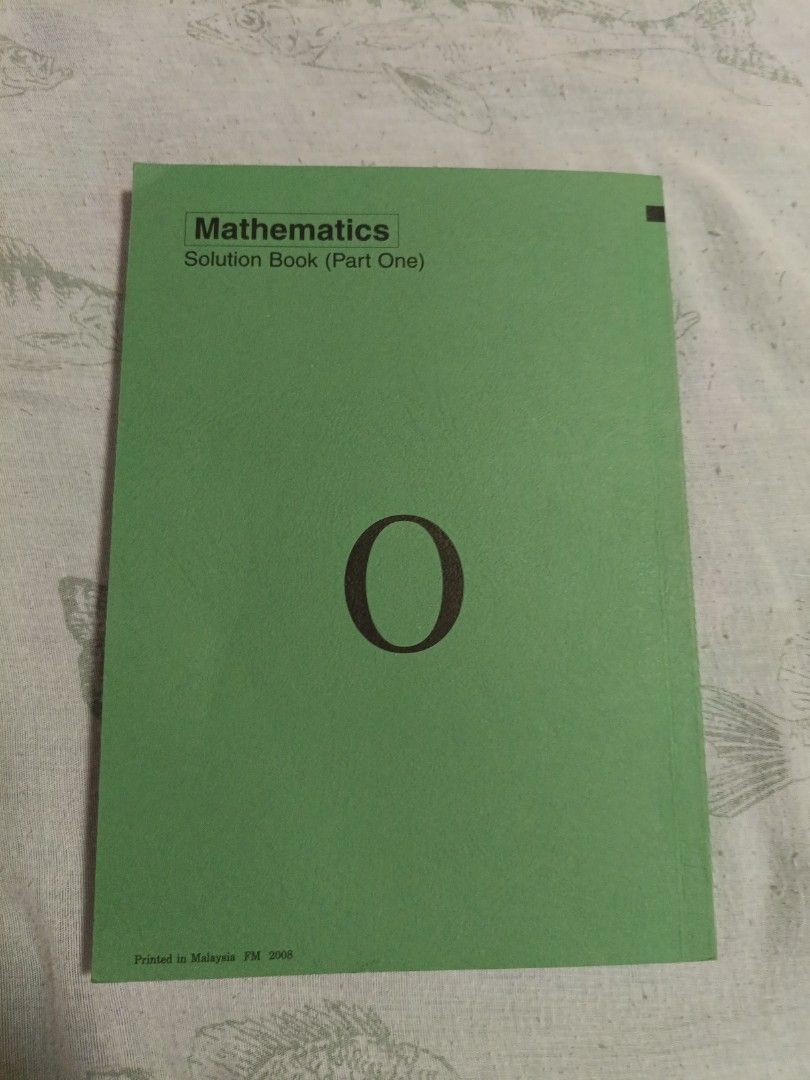 KUMON Solution book level O PART 1, Hobbies & Toys, Books & Magazines ...