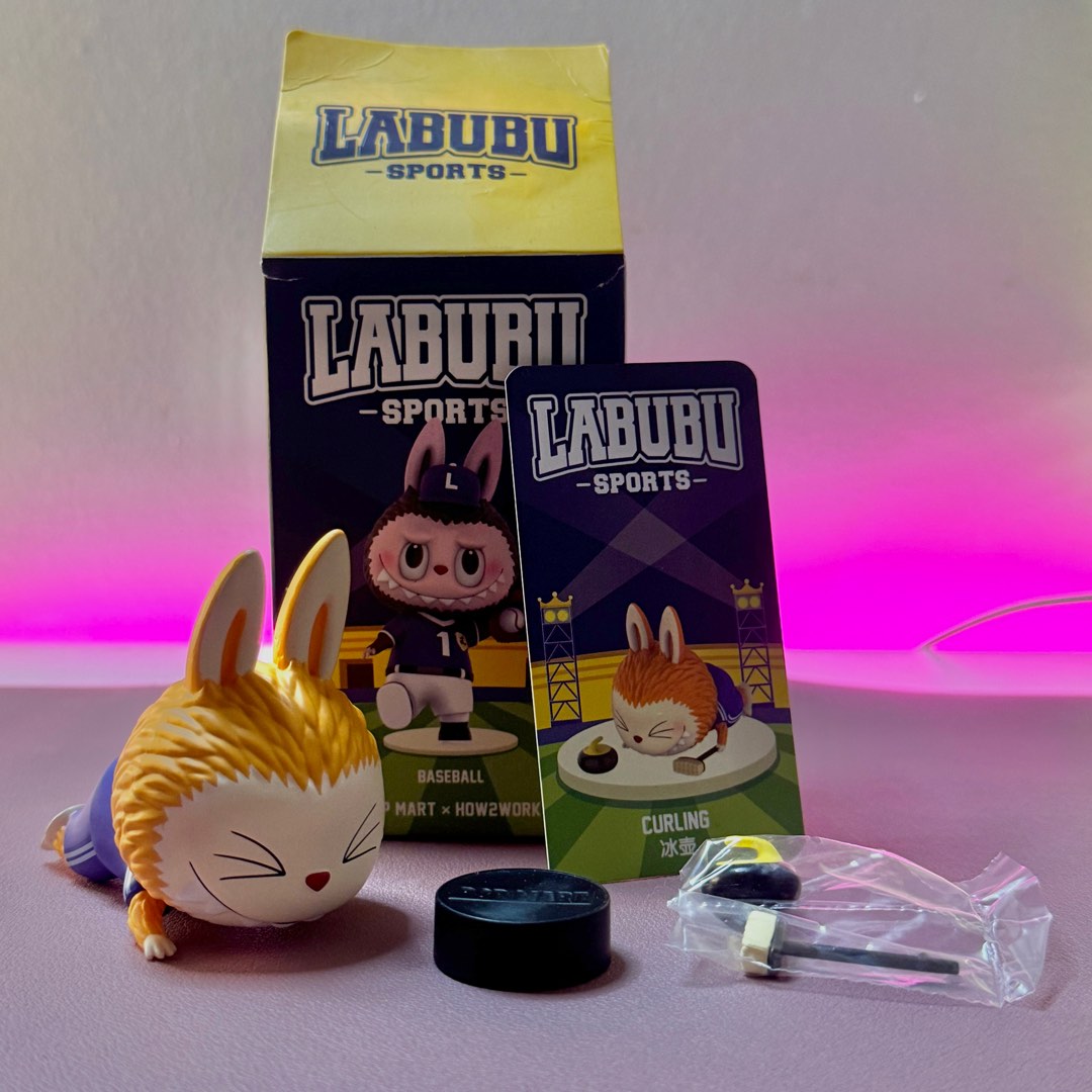 Labubu Curling - Sports Series, Hobbies & Toys, Toys & Games on Carousell