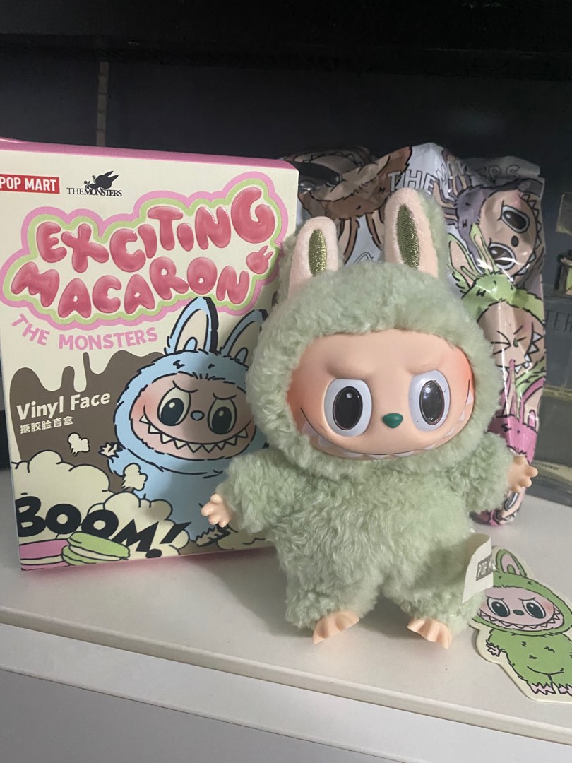 Labubu Exciting Macaron V1 Green Grape, Hobbies & Toys, Toys & Games on ...