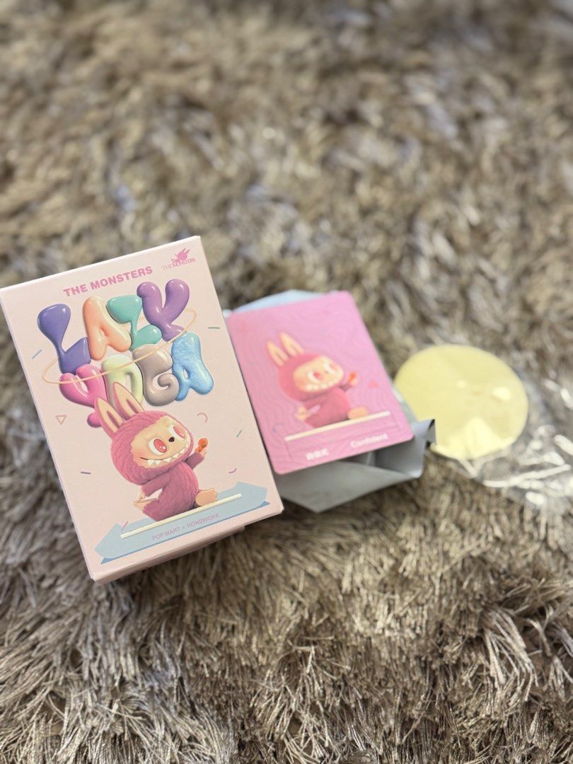 Labubu The Monster Lazy Yoga - Confident, Hobbies & Toys, Toys & Games ...
