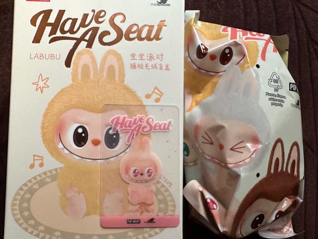 Labubu V2 (Dada), Hobbies & Toys, Toys & Games on Carousell