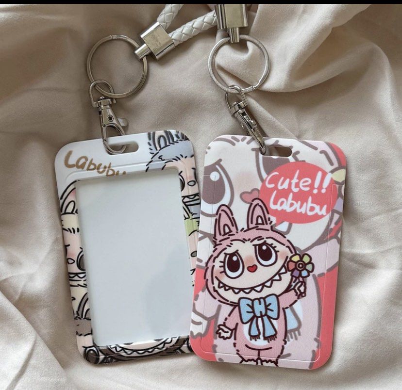 Lanyard card id labubu, Fesyen Wanita, Aksesoris di Carousell
