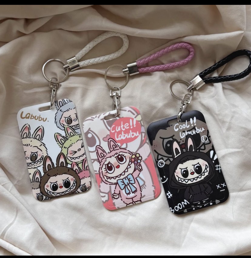 Lanyard card id labubu, Fesyen Wanita, Aksesoris di Carousell
