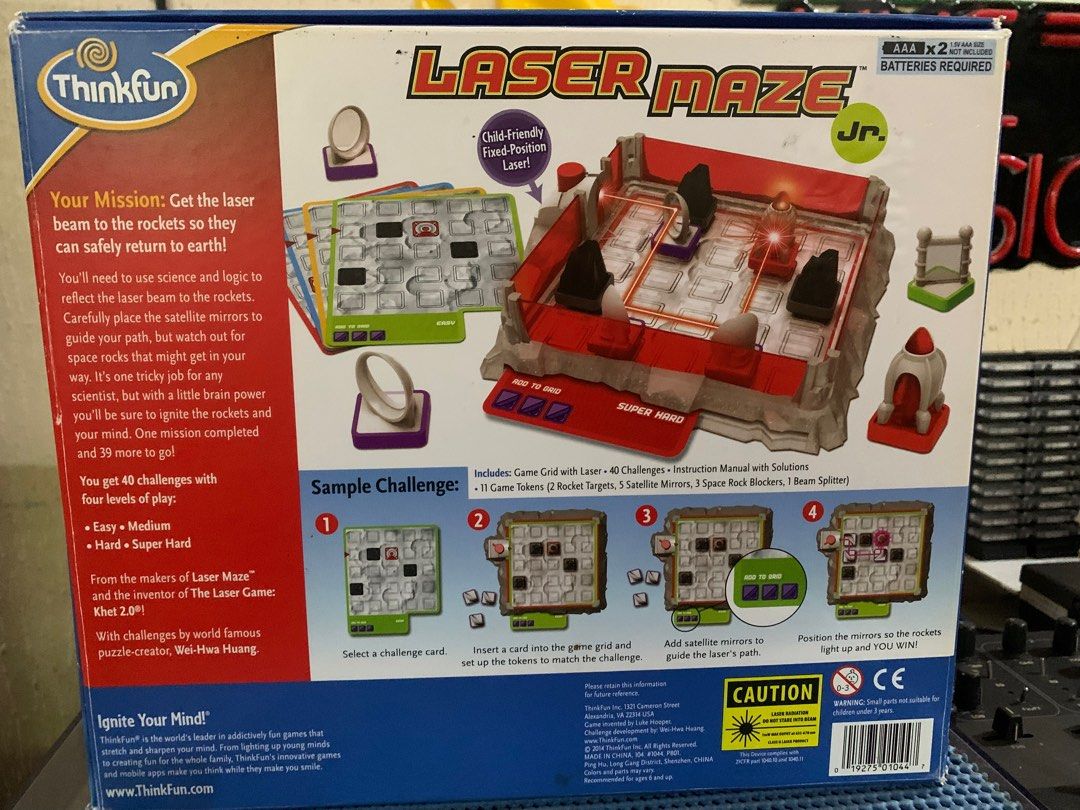 Laser Maze. - Science Game - Logic Game, Hobbies & Toys, Toys & Games ...