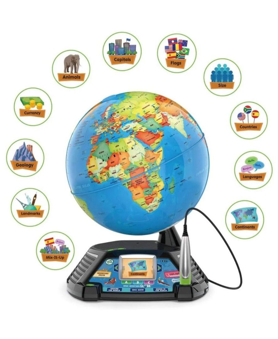 LeapFrog Magic Adventures Globe, Hobbies & Toys, Toys & Games on Carousell