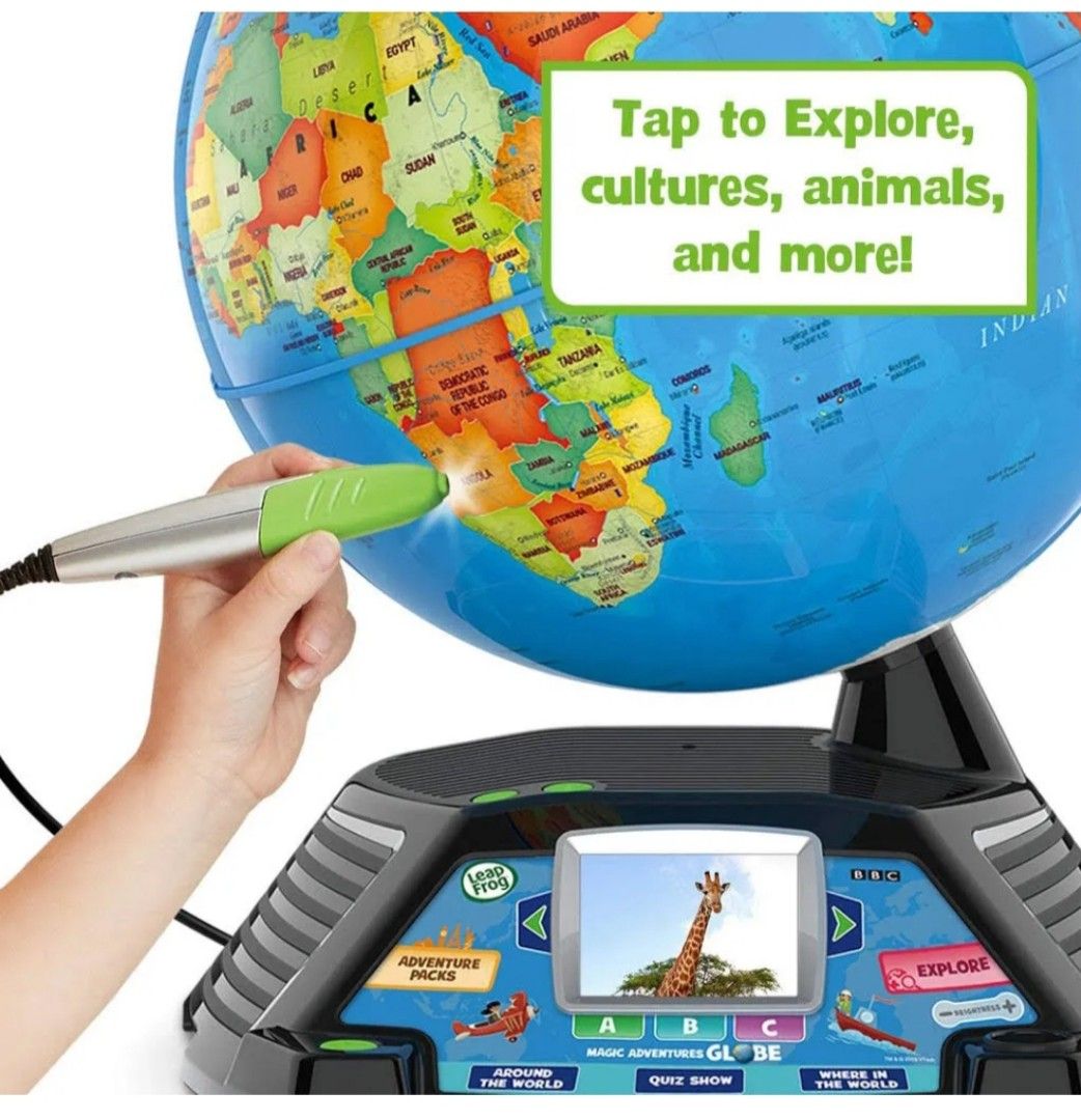 LeapFrog Magic Adventures Globe, Hobbies & Toys, Toys & Games on Carousell