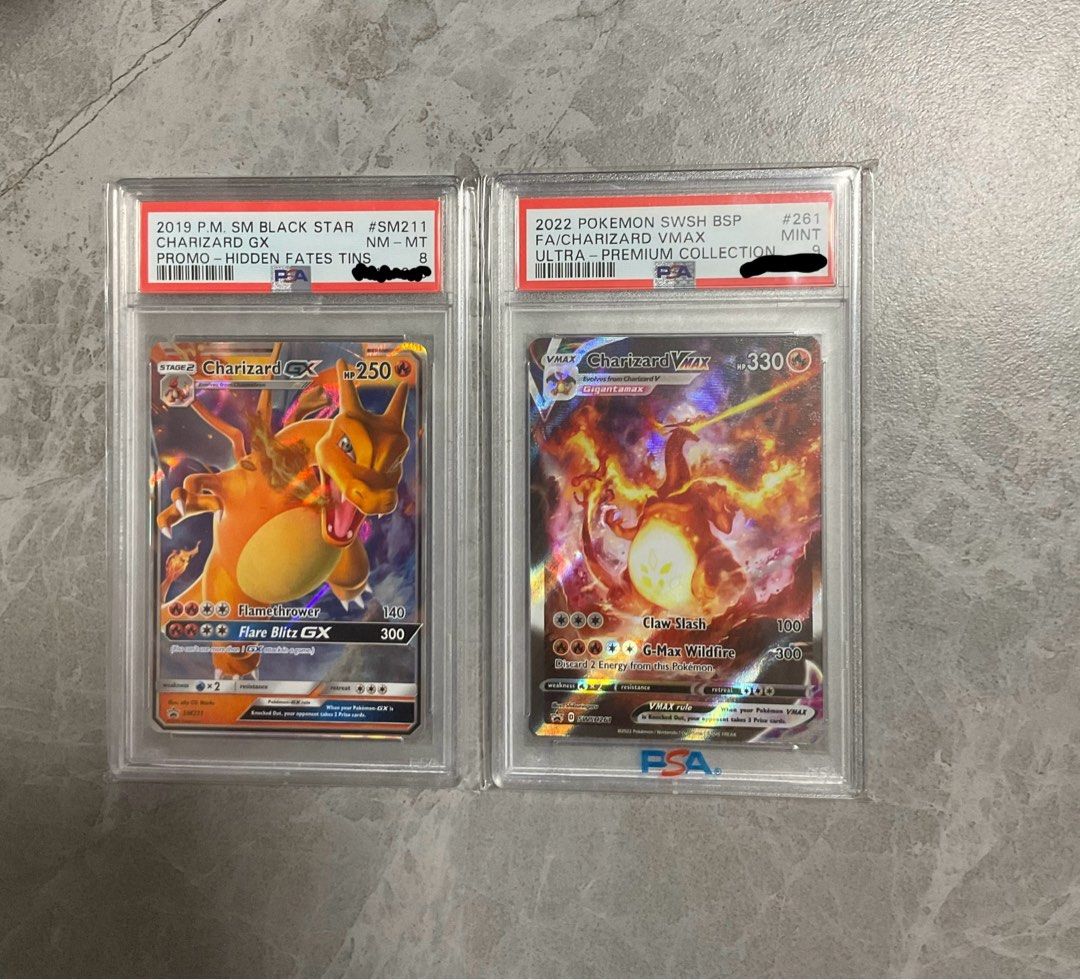 Left$120 Right $250Charizard Vmax Alt Art Pokemon Ultra Premium ...