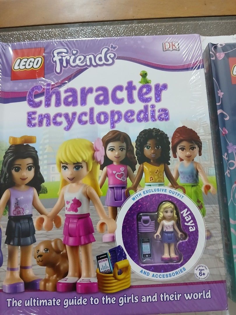 Lego Friends Character Encyclopedia Naya Minifigure Book & Disney ...