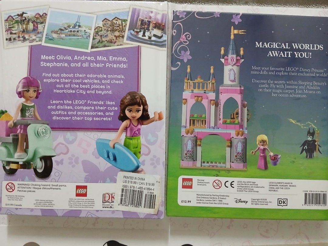 Lego Friends Character Encyclopedia Naya Minifigure Book & Disney ...