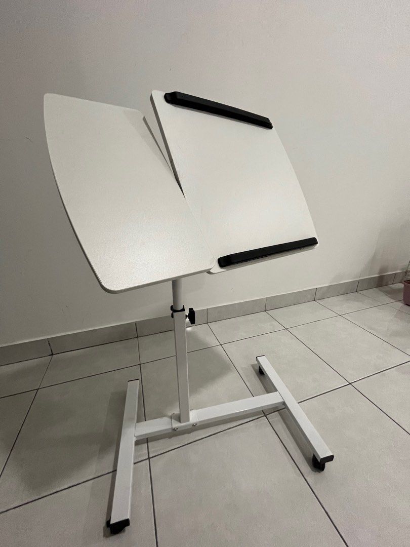 LENOBLE Foldable Liftable Laptop Table Upgraded Bedside Table With 4 ...