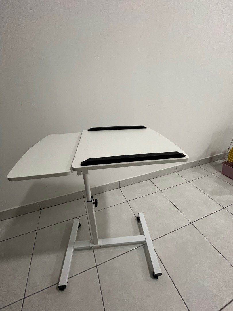 LENOBLE Foldable Liftable Laptop Table Upgraded Bedside Table With 4 ...