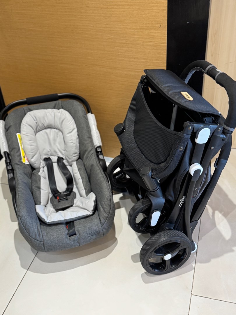 Looping Squizz 3.0 Travel System w/ Baby Carrier Car seat, Babies ...